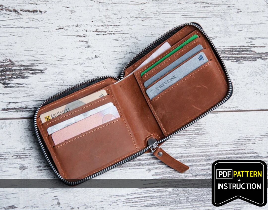 Small Wallet Pdf, Small Wallet Pattern, Leather Small Wallet Pdf ...