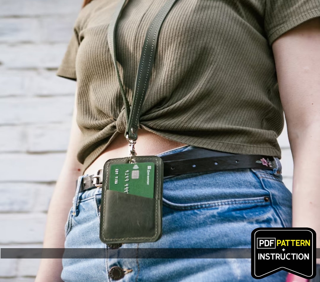 Id Card Holder Pattern, Leather Id Card Holder Pattern, Id Card Holder ...