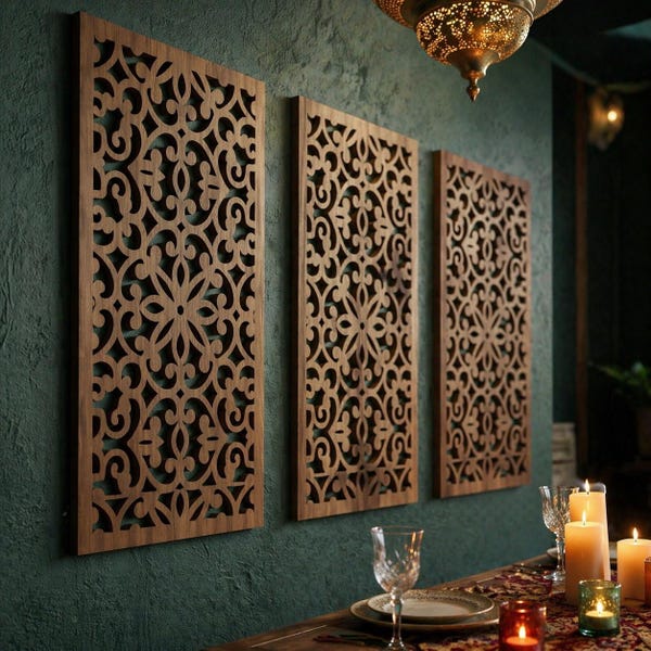 Moroccan Wall Art - Etsy UK