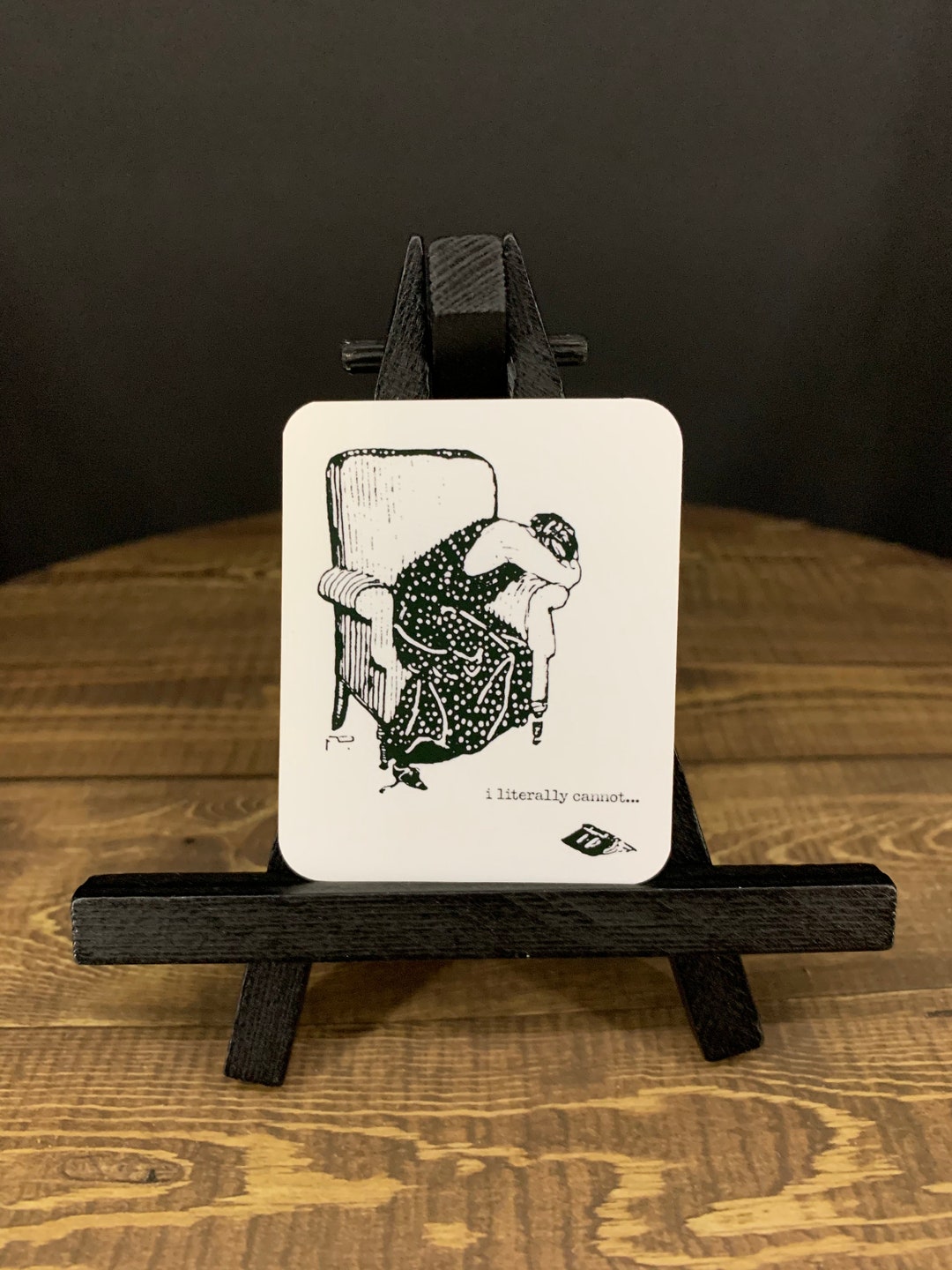 I Literally Cannot Sticker Vintage Meme Glossy Sticker Waterproof - Etsy