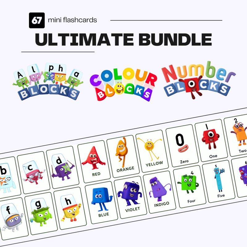 Numberblocks Stickers - Etsy