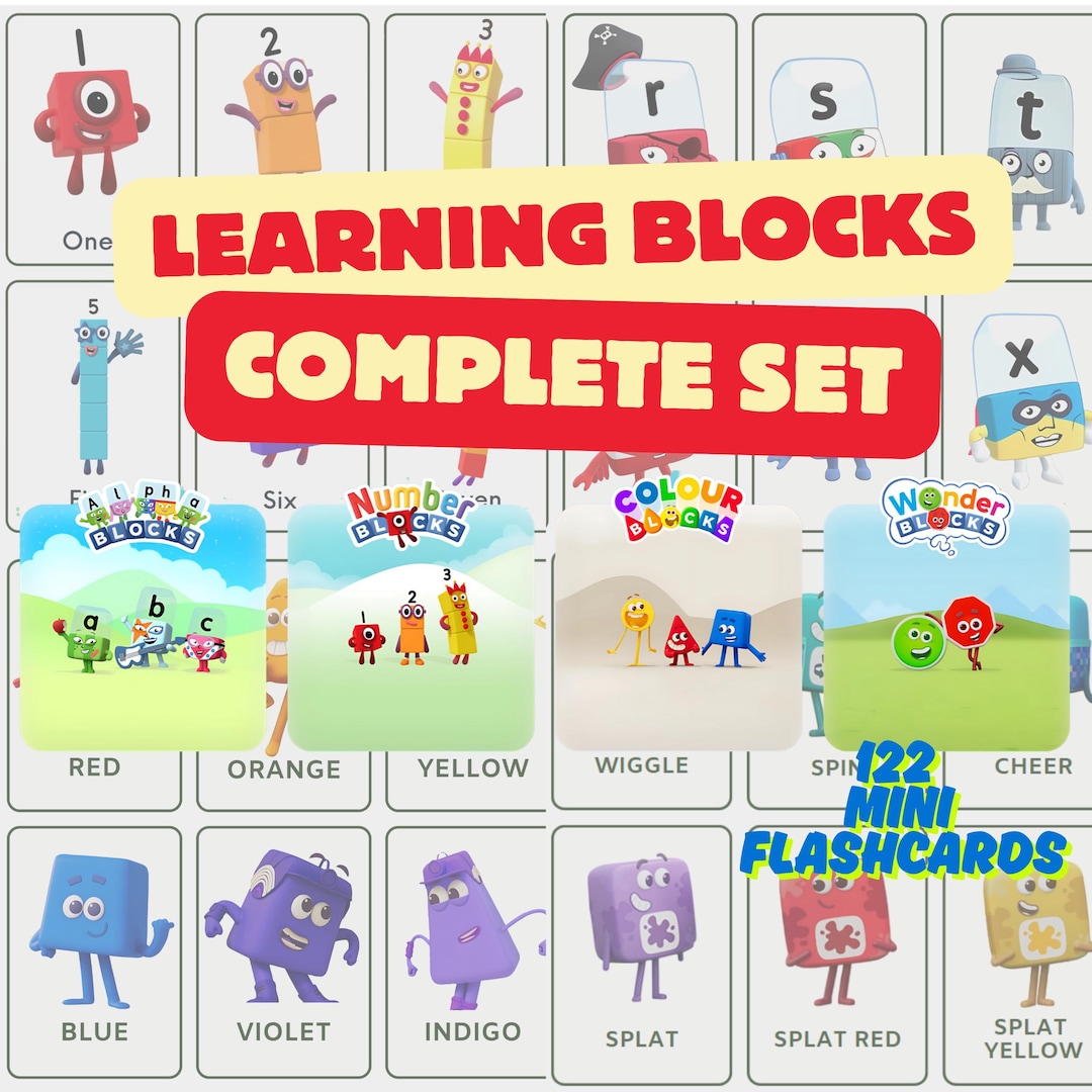 Learning Blocks Complete Bundle | Alphablocks Numberblocks Colourblocks ...