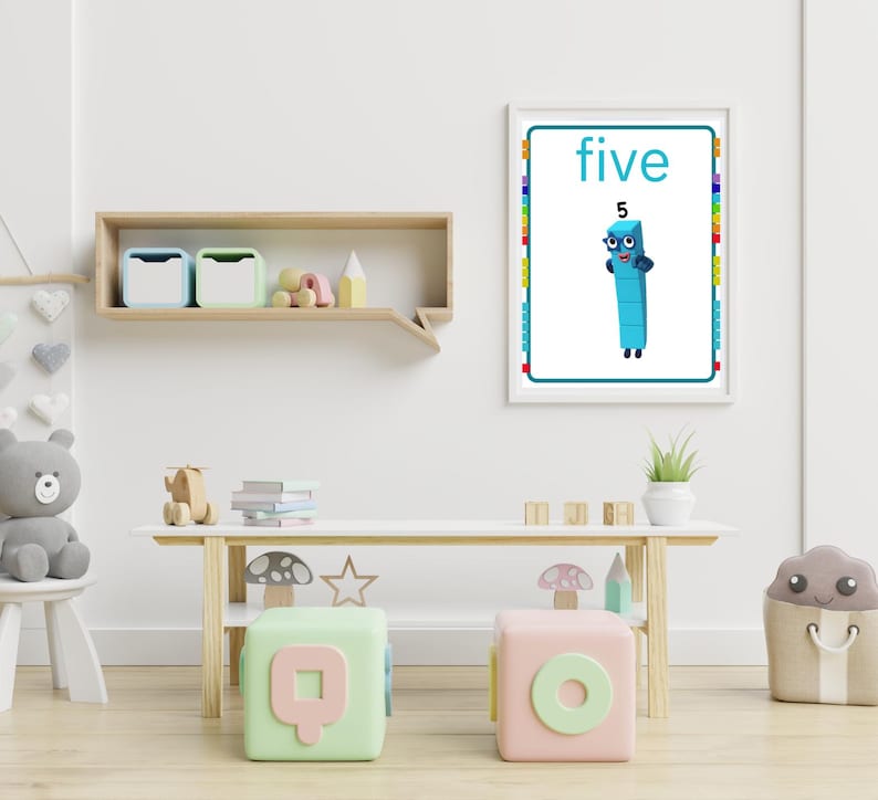 Numberblocks Math Worksheet Busy Book | Number Worksheet | Printable ...