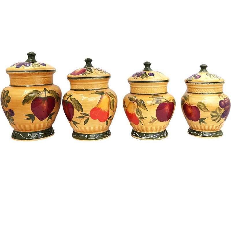 Vintage Canister Set - Etsy