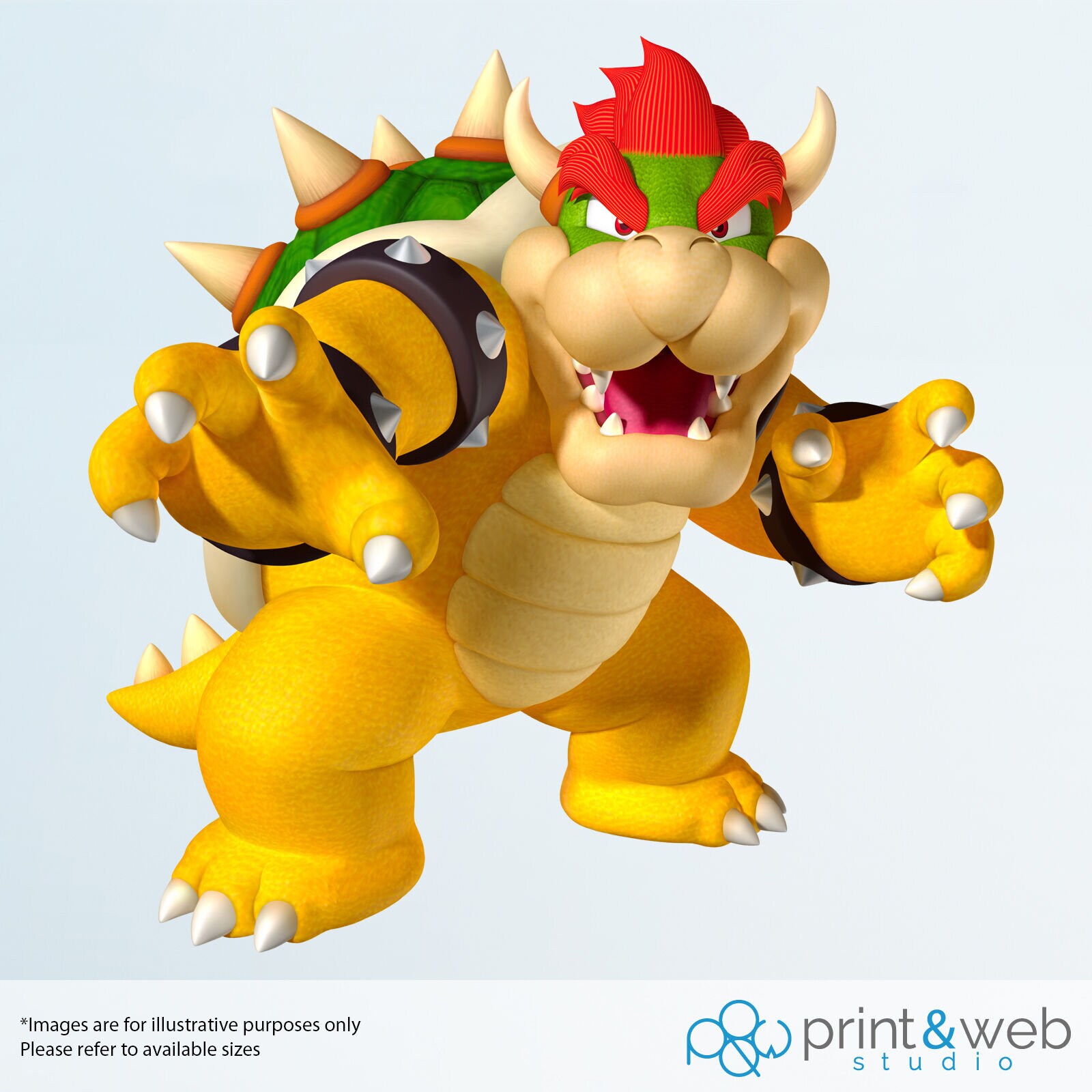 Super Mario Bowser Wall Sticker Decal Bedroom Vinyl Kids | Etsy