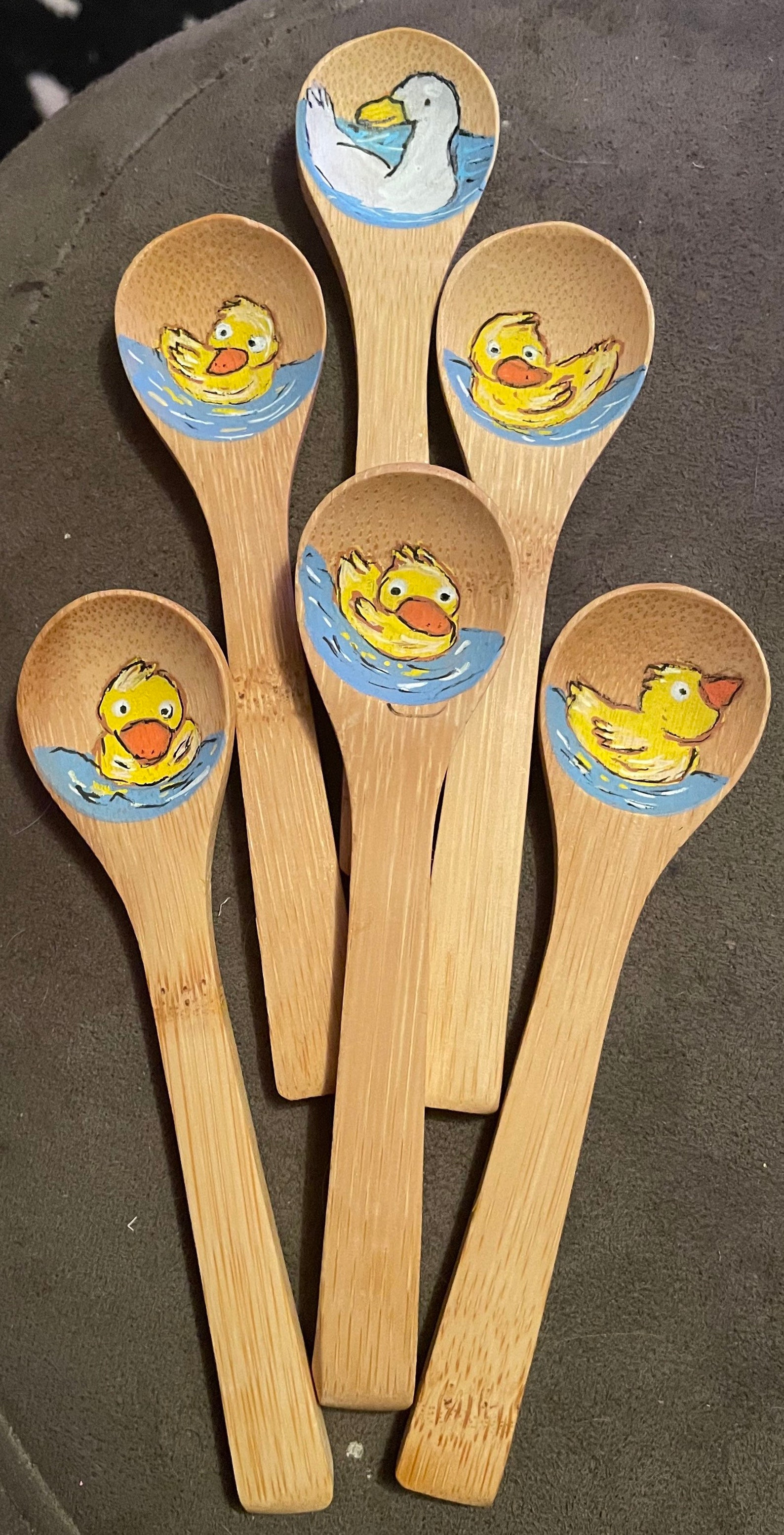 5 Little Ducks Singing Spoons - Etsy UK