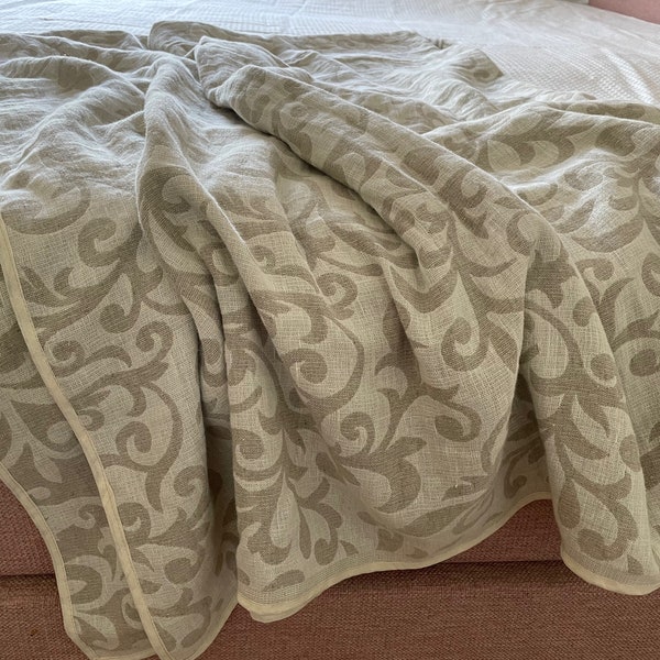Pure Linen Blanket - Etsy