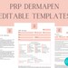 PRP Dermapen Intake Consent Aftercare Form I DIY Editable - Etsy Canada
