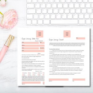 Sugaring Consent Forms I Consultation/intake, Consent, Aftercare I DIY ...