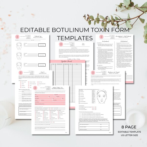 Neurotoxin Consent Forms - Etsy