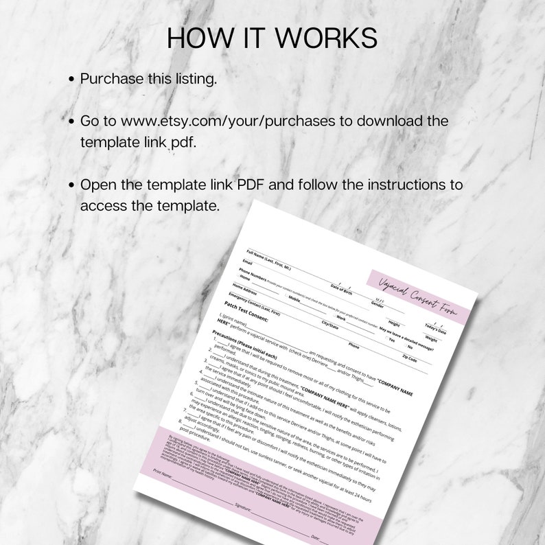 Vajacial Consent Form Template, Intimate Skincare (canva Editable) - Etsy