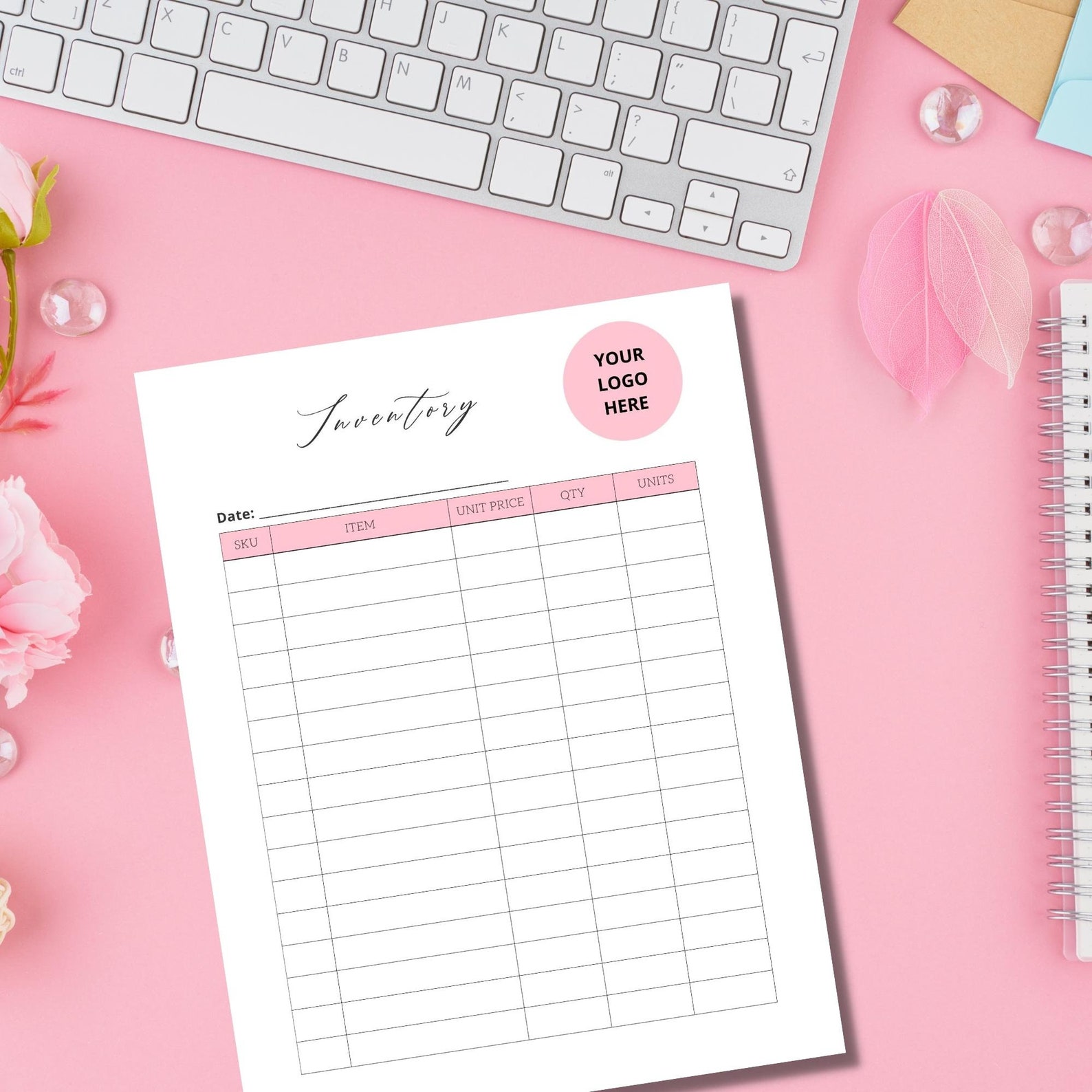 Editable Inventory Management Form Inventory Tracker PDF - Etsy