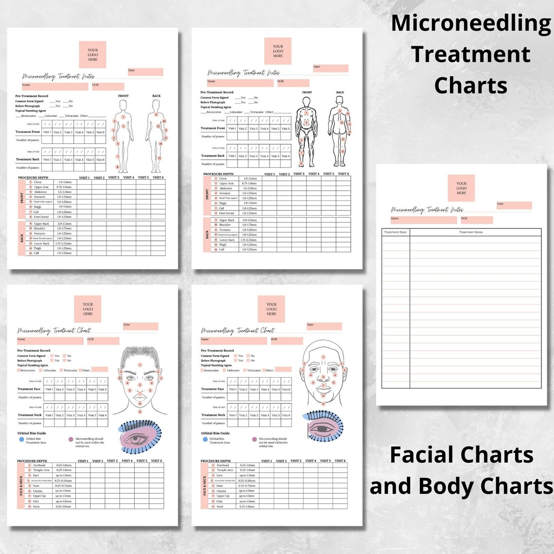 DIY Editable Med Spa Intake Health History Form Botulinum - Etsy
