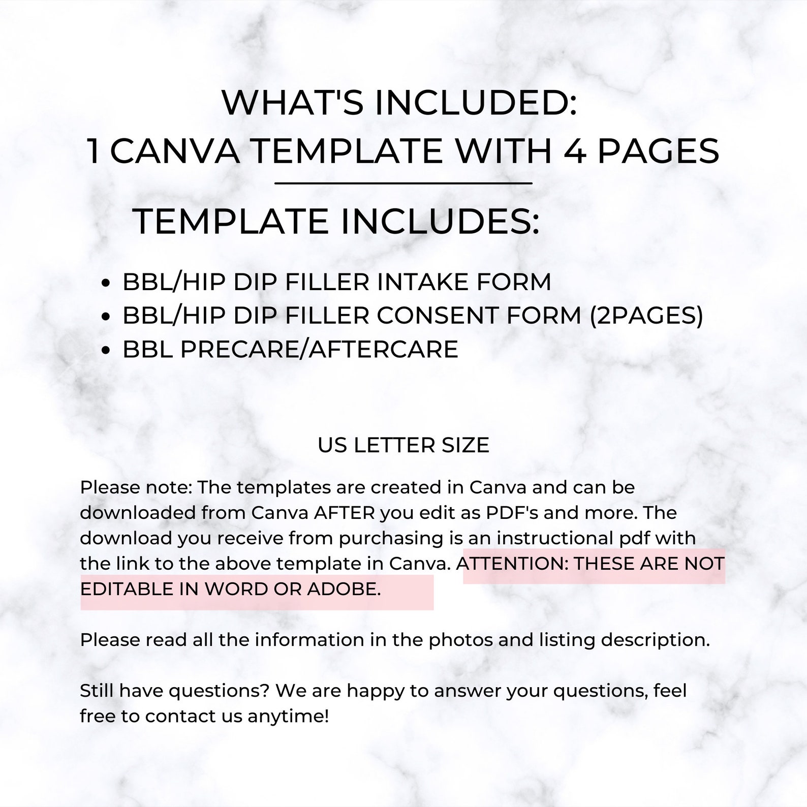 Editable BBL Hip Dip Filler Intake Form I Consent Form I - Etsy