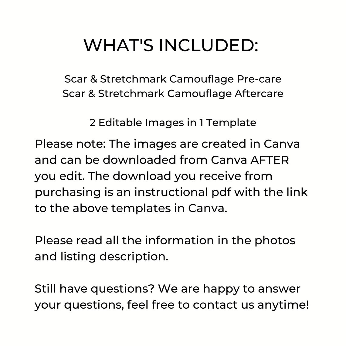 Editable Digital Scar and Stretchmark Camouflage Tattoo - Etsy