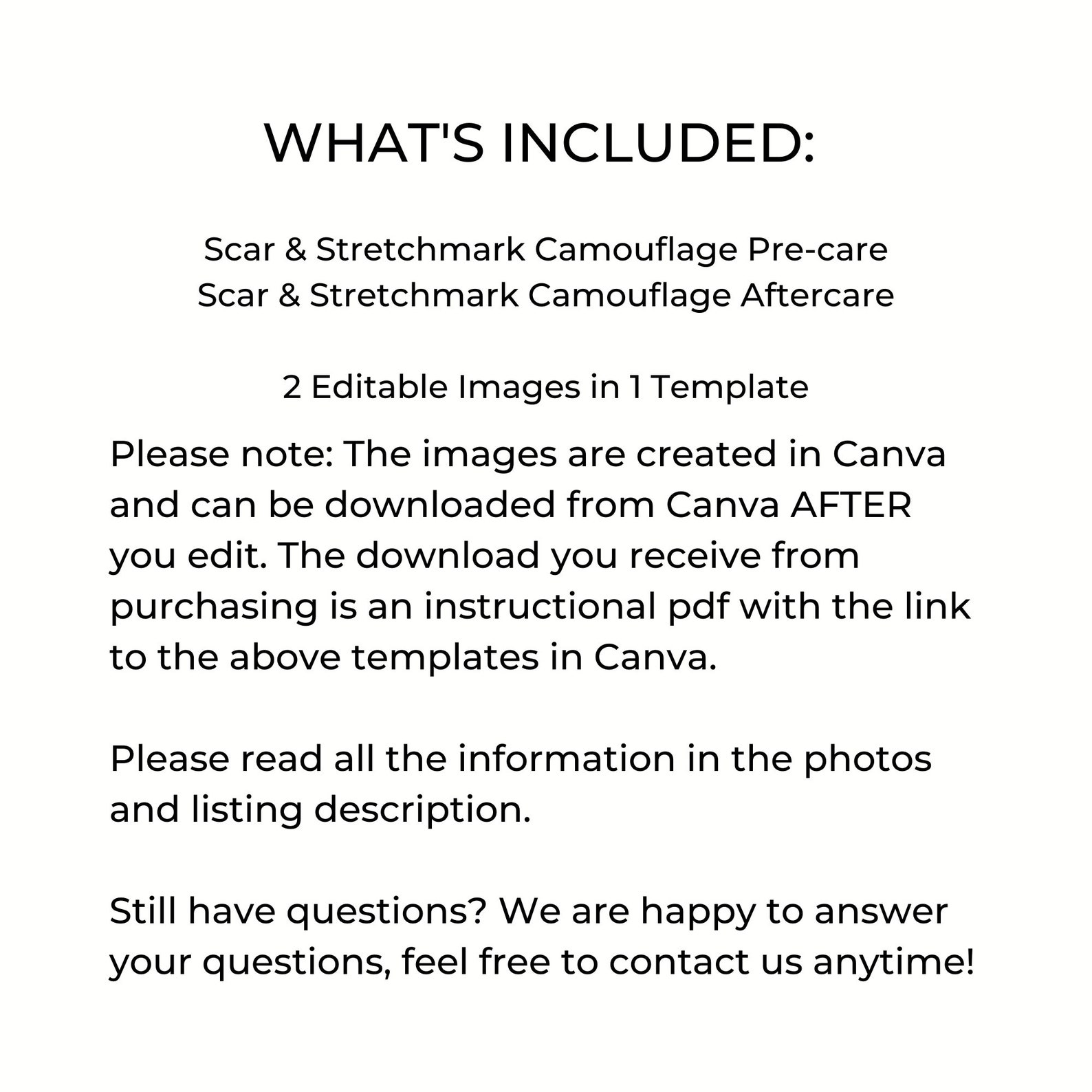 Editable Digital Scar and Stretchmark Camouflage Tattoo - Etsy