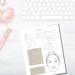 Client Treatment Notes Form, DIY Editable Canva Template, Esthetician ...