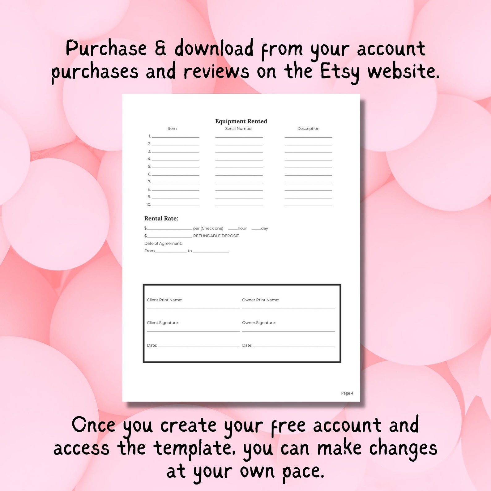 Inflatable Rules Sign Templates 3 DIY Editable Designs Canva - Etsy