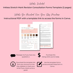 Inkless Stretch Mark Revision Consultation Forms, Stretch Mark Removal ...
