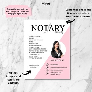 Notary Business Templates, Business Card Design, Social Media Ad ...