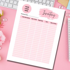 Editable Inventory Management Form I Inventory Tracker PDF I Product ...