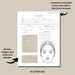 Client Treatment Notes Form, DIY Editable Canva Template, Esthetician ...