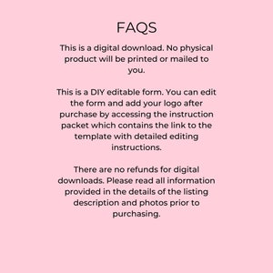Detox Sauna Liability Waiver Form, DIY Editable Printable Canva ...