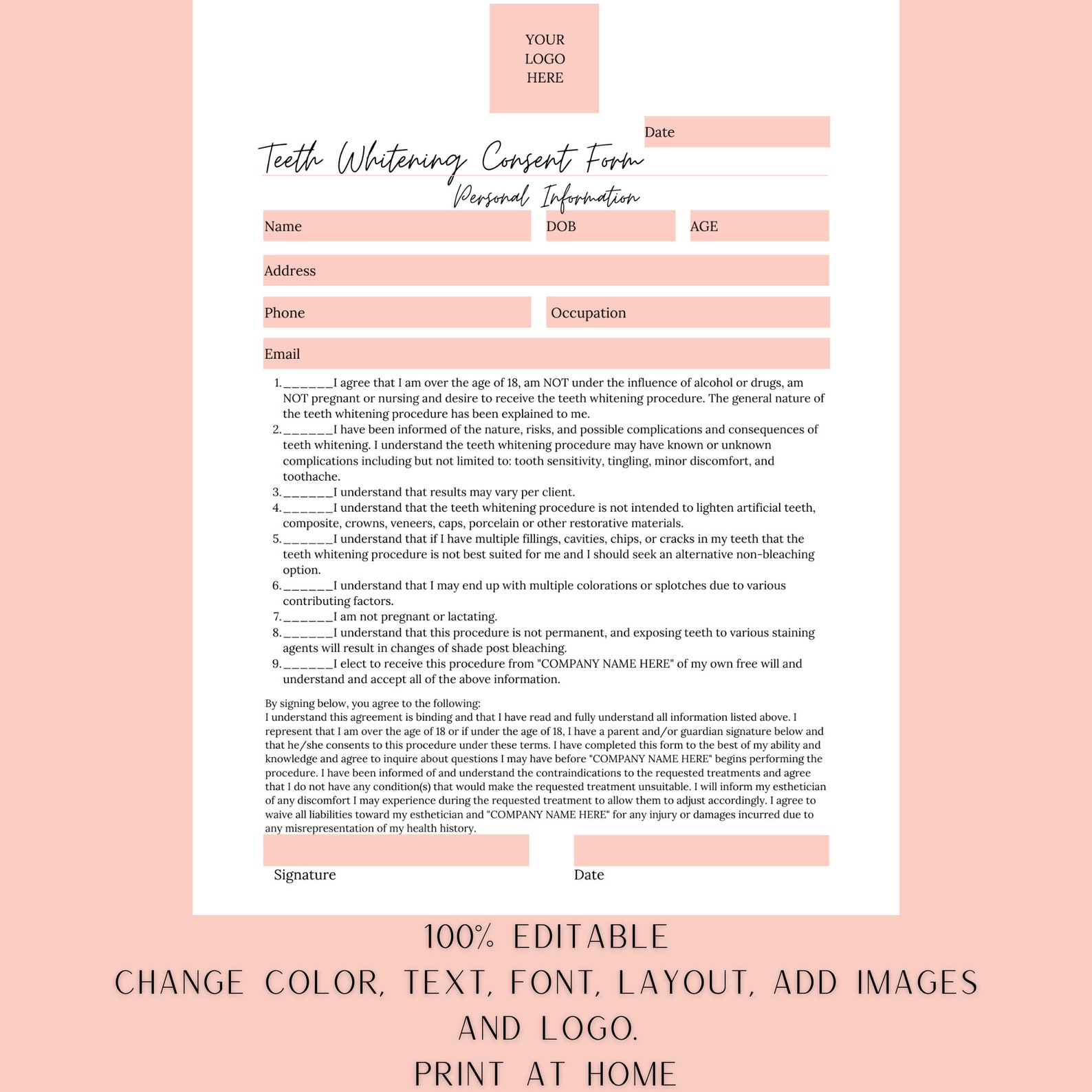 teeth-whitening-consent-form-template-statement-of-consent-etsy
