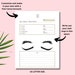 Editable Lash Extension Client Form Template I 3 Page Canva Template ...