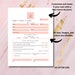Spanish Editable Eyelash Extension Forms I Lash Intake Form I - Etsy