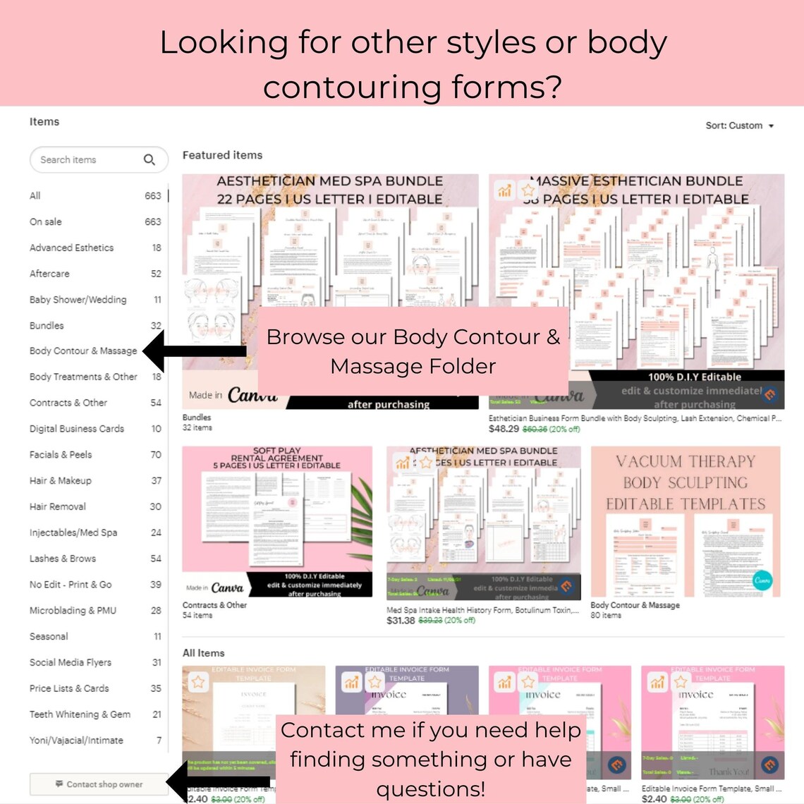 Body Contouring Pre-care and Aftercare Editable Template - Etsy