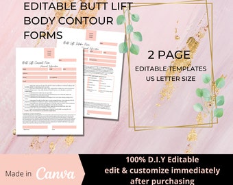 Body Measurement Result Tracker Form Client Weight Loss - Etsy