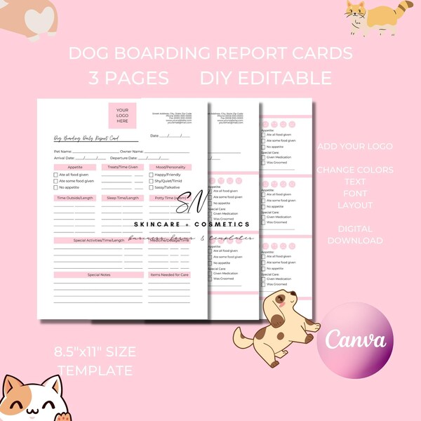 Dog Report Card - Etsy