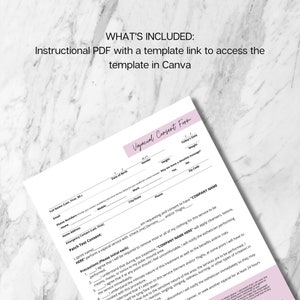 Vajacial Consent Form Template, Intimate Skincare (canva Editable) - Etsy