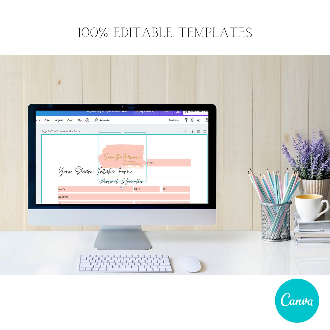 PRP Dermapen Intake Consent Aftercare Form I DIY Editable - Etsy