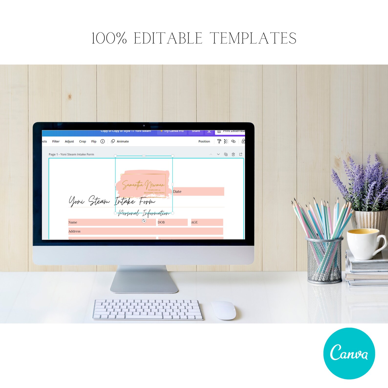 PRP Dermapen Intake Consent Aftercare Form I DIY Editable - Etsy Canada