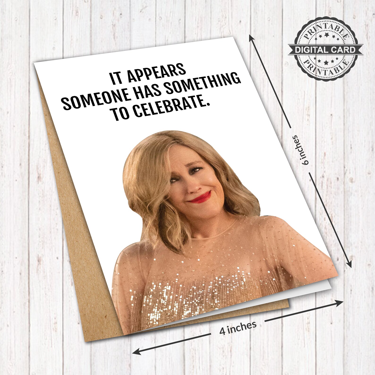 Schitt's Creek Tv Show Printable Birthday Card, Moira Rose Birthday ...