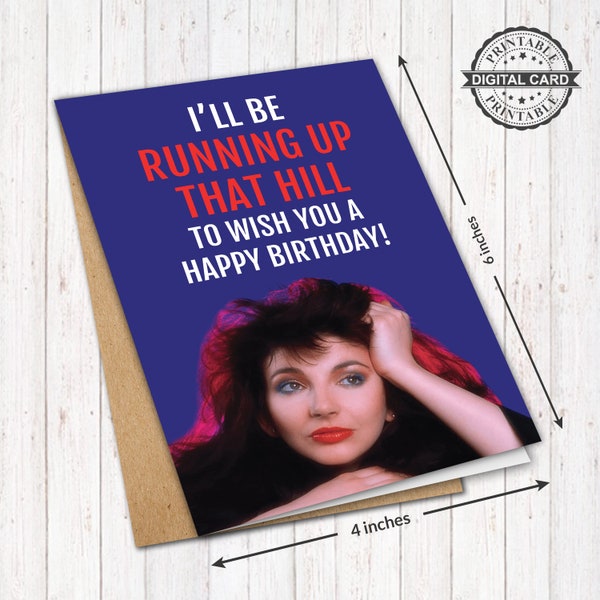 Kate bush birthday card - Etsy Österreich