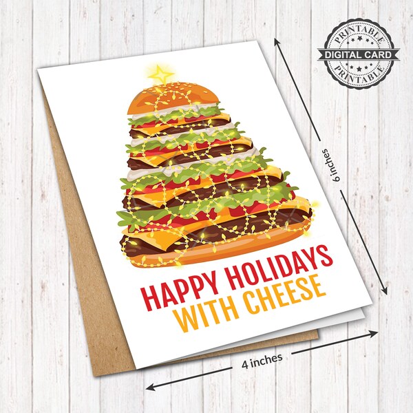 Cheese Card - Etsy