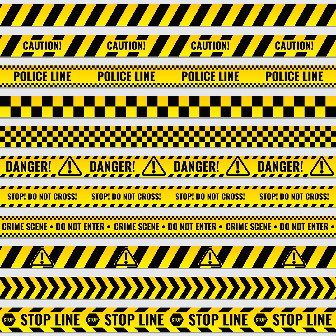 Police Yellow Tape Eps, Caution Tape Eps, Do Not Cross Png, Do Not ...