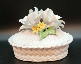 Capodimonte Trinket Box - Etsy
