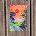 Trippy Sun Print - Etsy