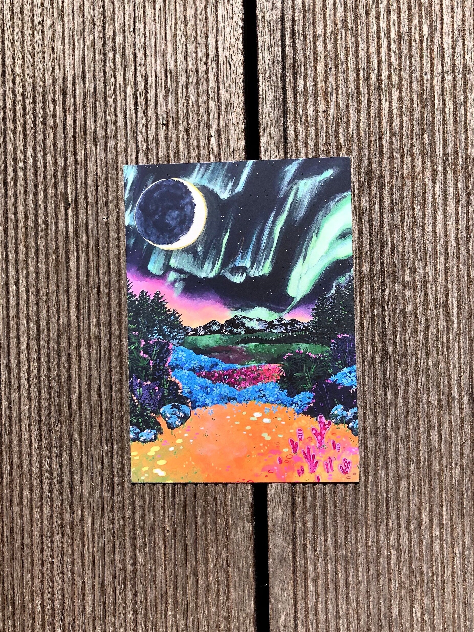 Trippy Meadow Print - Etsy