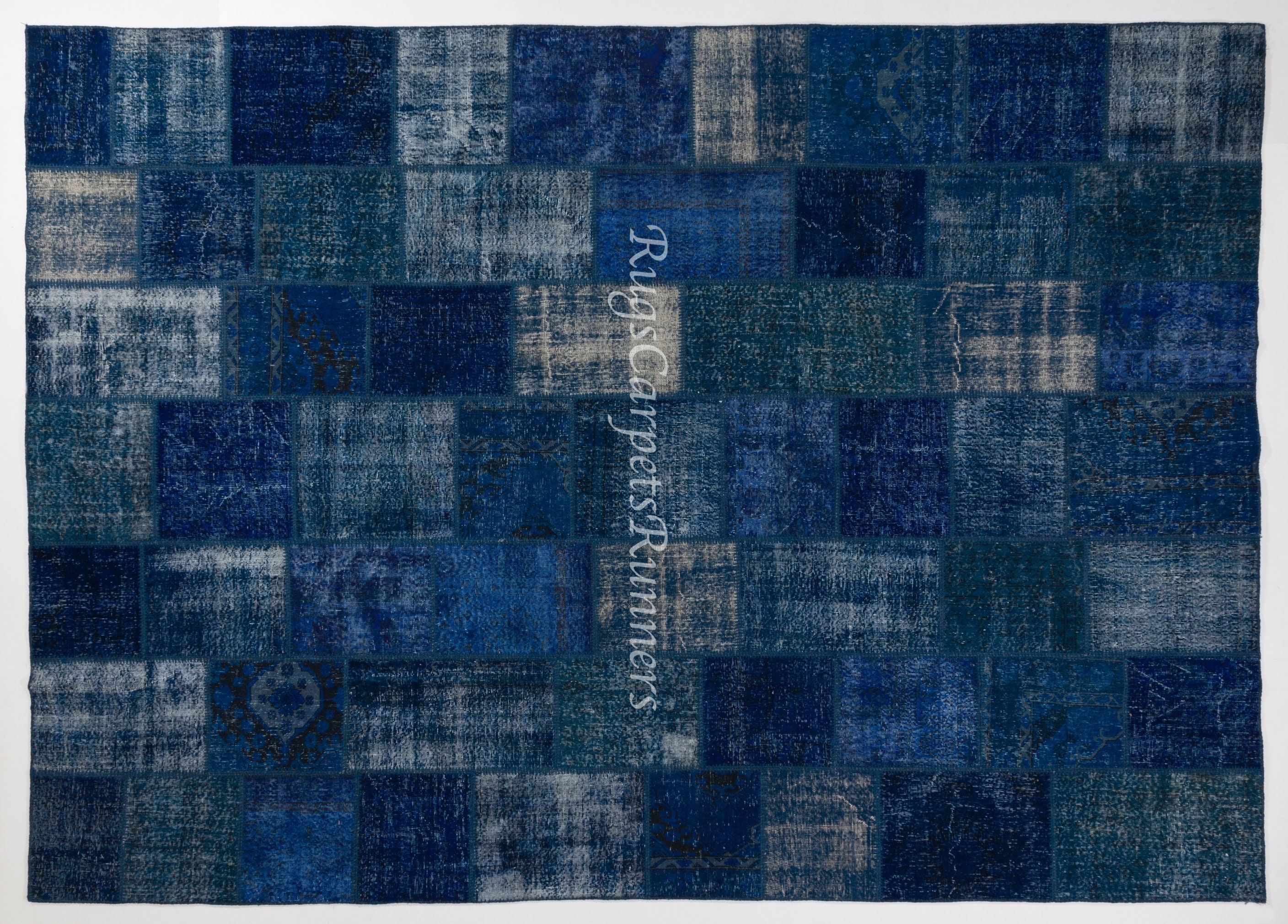 Modern Handmade Patchwork Rug Wool and Cotton Turkish Carpet - Etsy