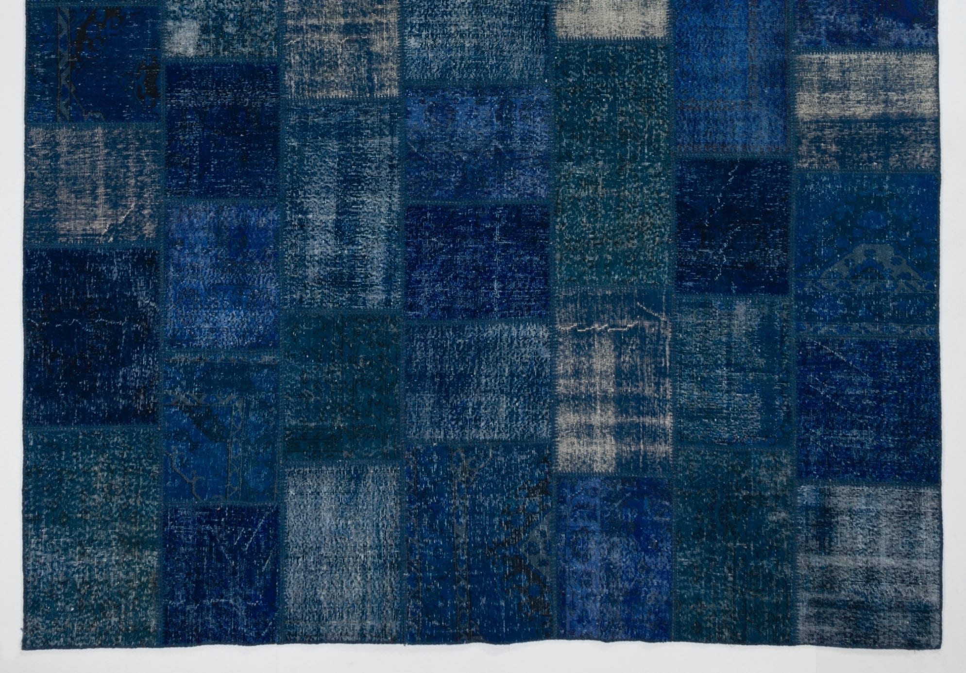 Modern Handmade Patchwork Rug Wool and Cotton Turkish Carpet - Etsy