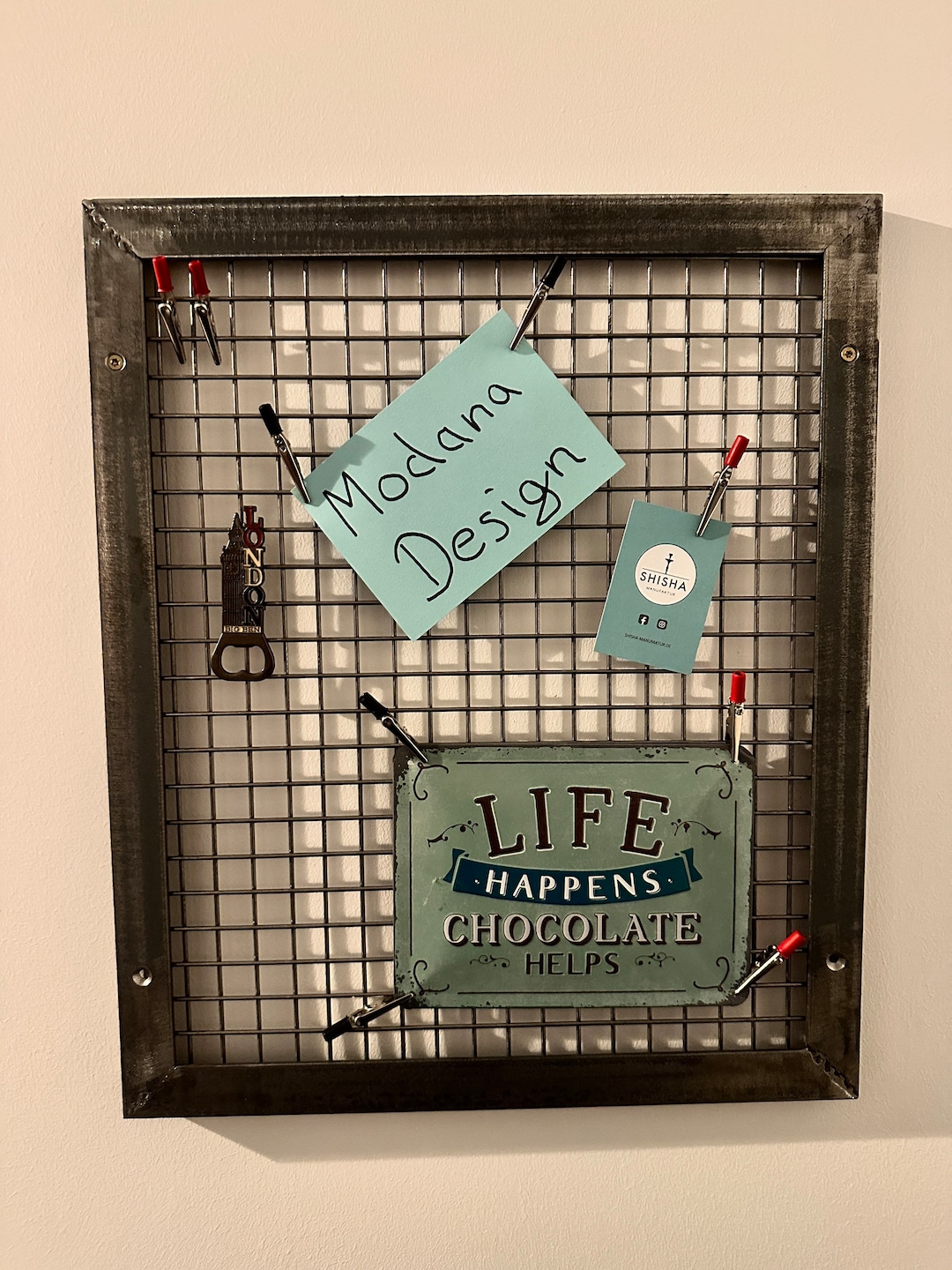 Steel Bulletin Board - Etsy