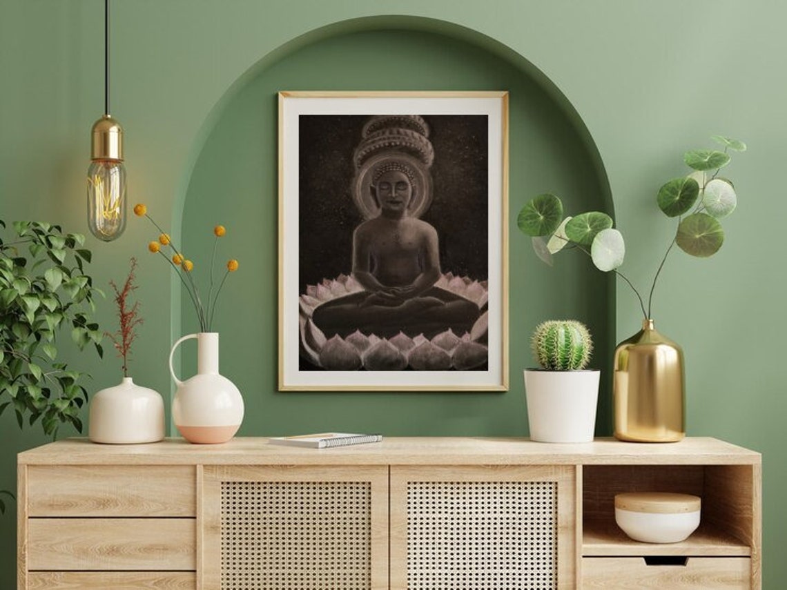 Lord Shri Mahaveer Ji Portrait orignal Hand Made Oil Painting - Etsy