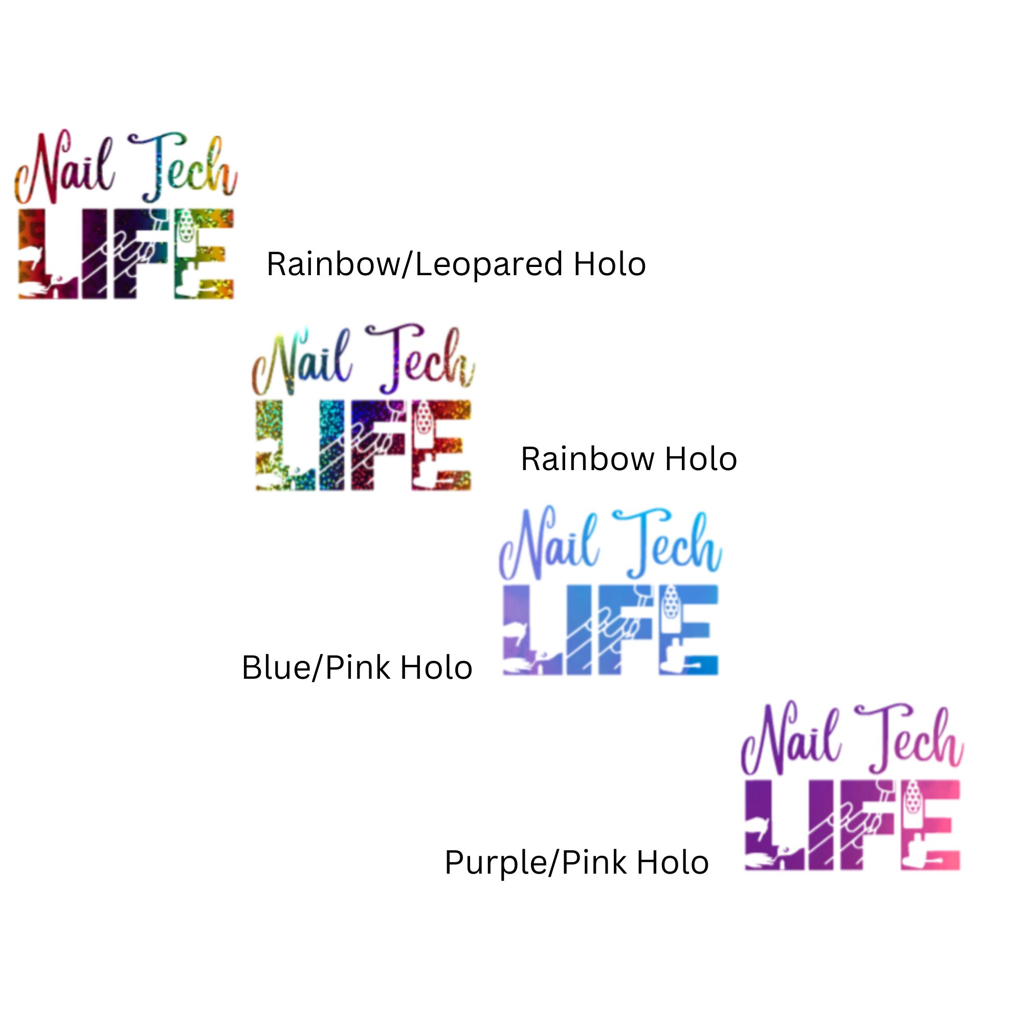 Nail Tech Life- Car Stickers - Vinyl Decals - Tik Tok Sticker - Cool ...