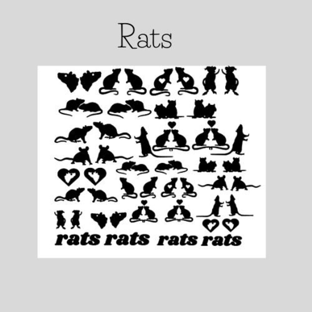 Rats Nail Stickersnail Decals art Sticker for DIY Finger, Toe Nail Art ...