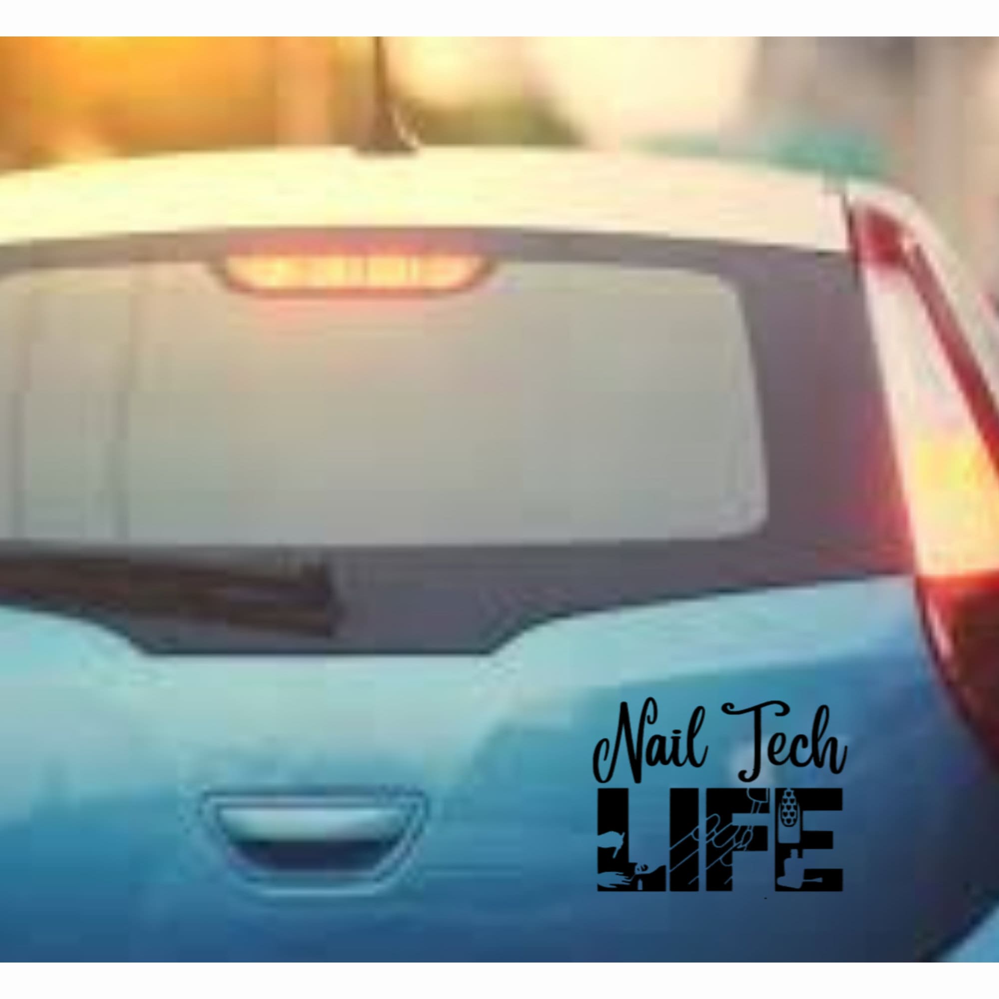 Nail Tech Life- Car Stickers - Vinyl Decals - Tik Tok Sticker - Cool ...